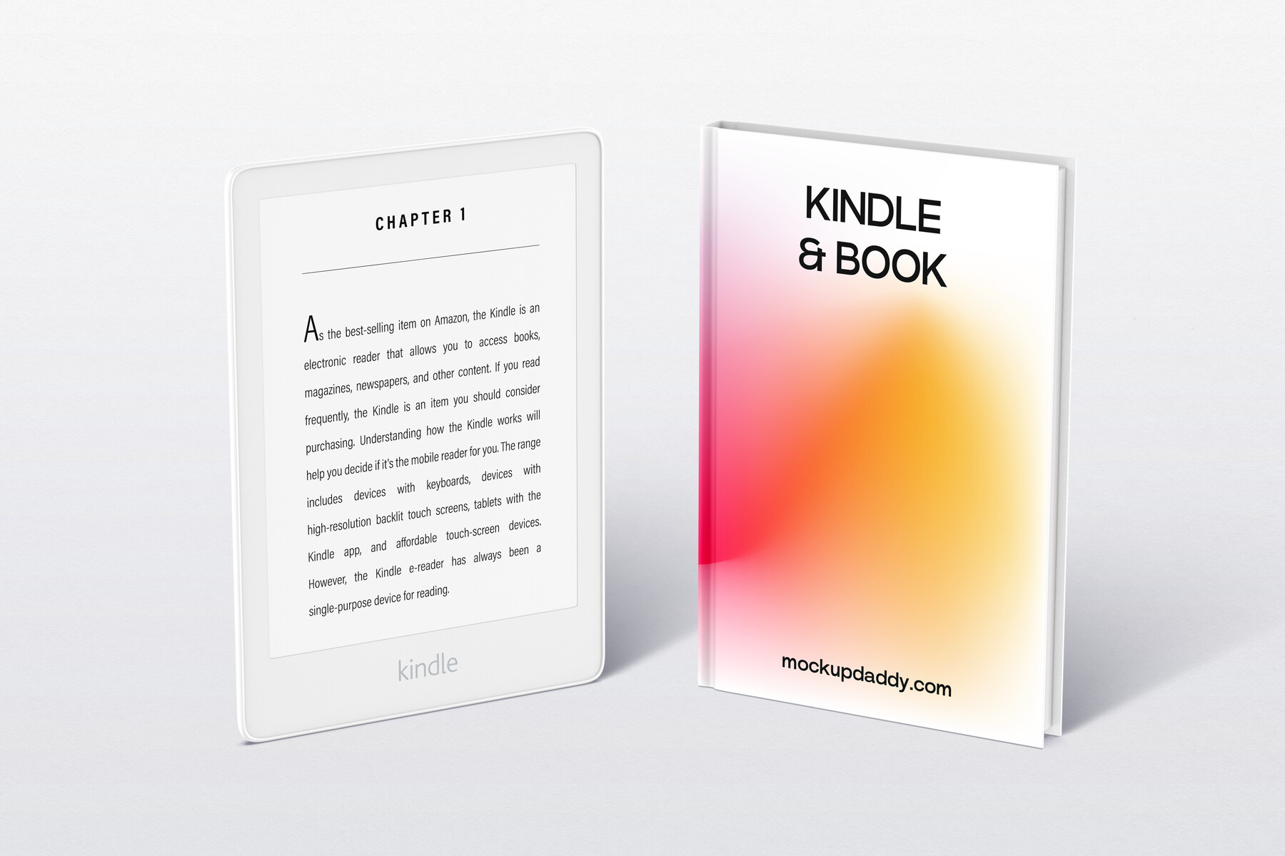 ArtStation - Kindle eBook Mockup | Artworks