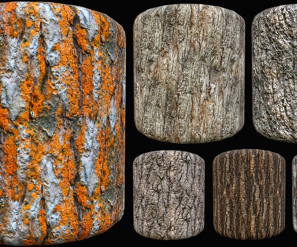 ArtStation - Wood Bark Texture 4K | Game Assets
