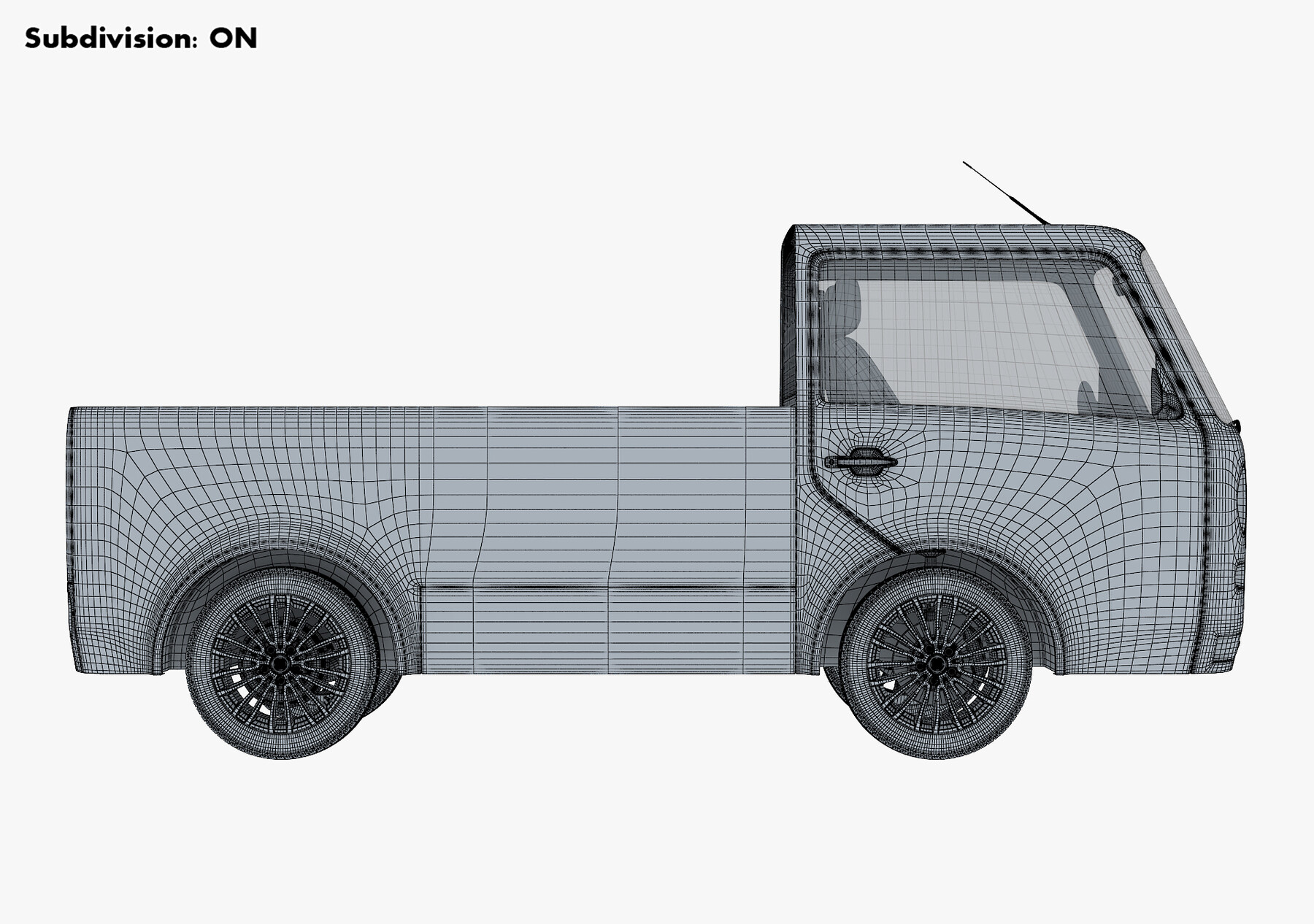 ArtStation - Kei Truck Concept Retro Style Blue | Resources
