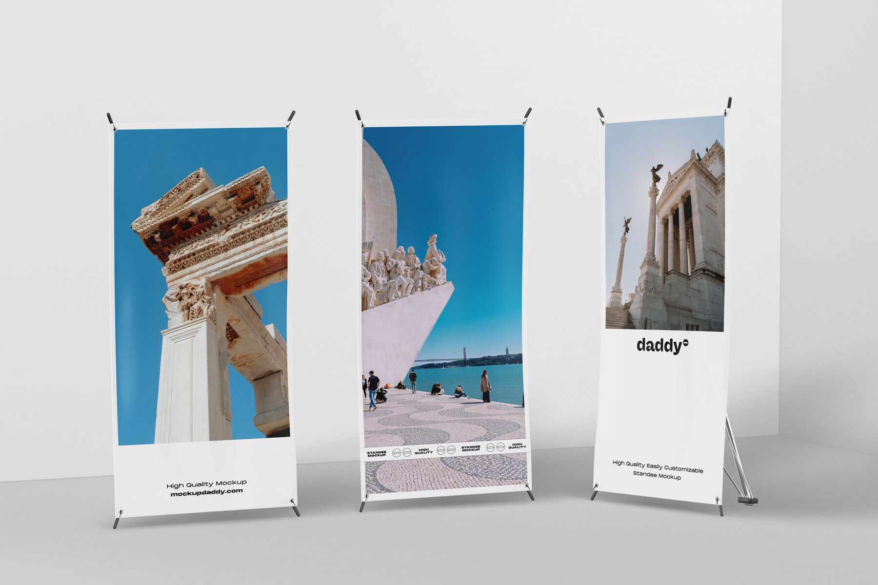 ArtStation - x Standee Banner Mockup | Artworks