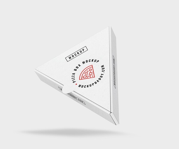ArtStation - Triangle Pizza Slice Box Mockup | Artworks