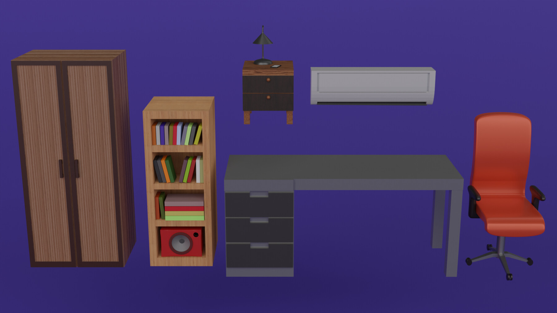 ArtStation - ISOMETRIC GAMING ROOM | Game Assets