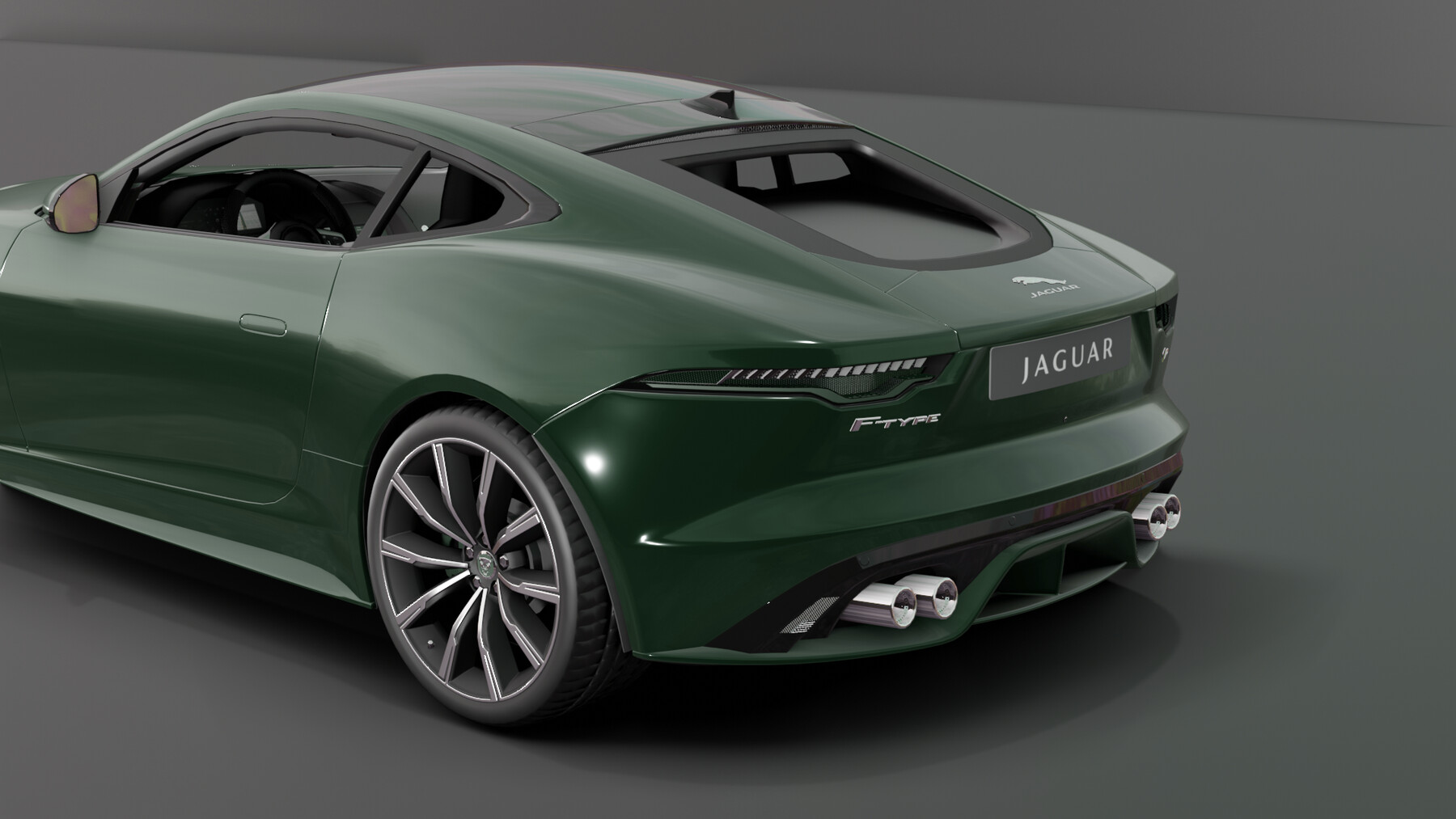 ArtStation - Jaguar F-Type Rigged 3D model | Game Assets