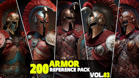 ArtStation - 200 Armor Reference Pack Vol.03 | Artworks
