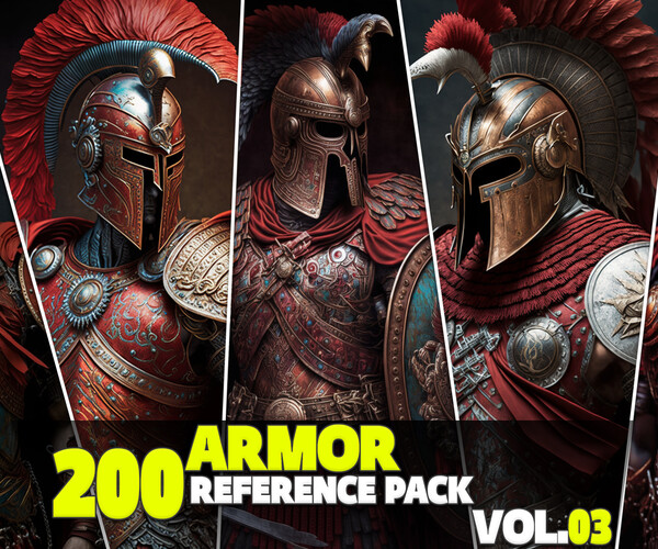 ArtStation - 200 Armor Reference Pack Vol.03 | Artworks