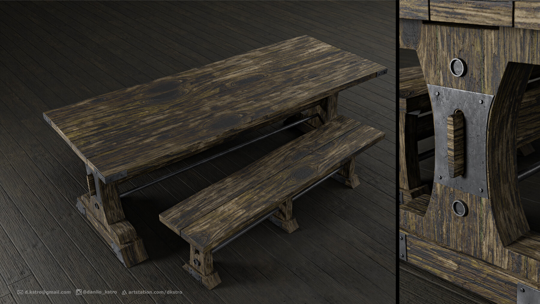 ArtStation - Wooden Table | 4k Textures | Resources