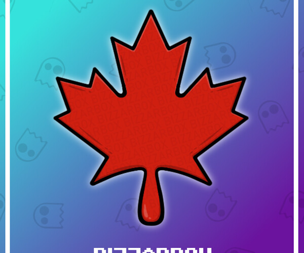 ArtStation - Twitch Emote: Maple Leaf Red | Artworks