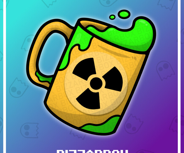 ArtStation - Twitch Emote: Toxic Coffee Mug | Artworks