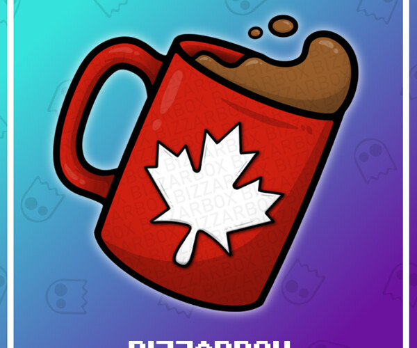 ArtStation - Twitch Emote: Canada Canadian Coffee Mug | Artworks