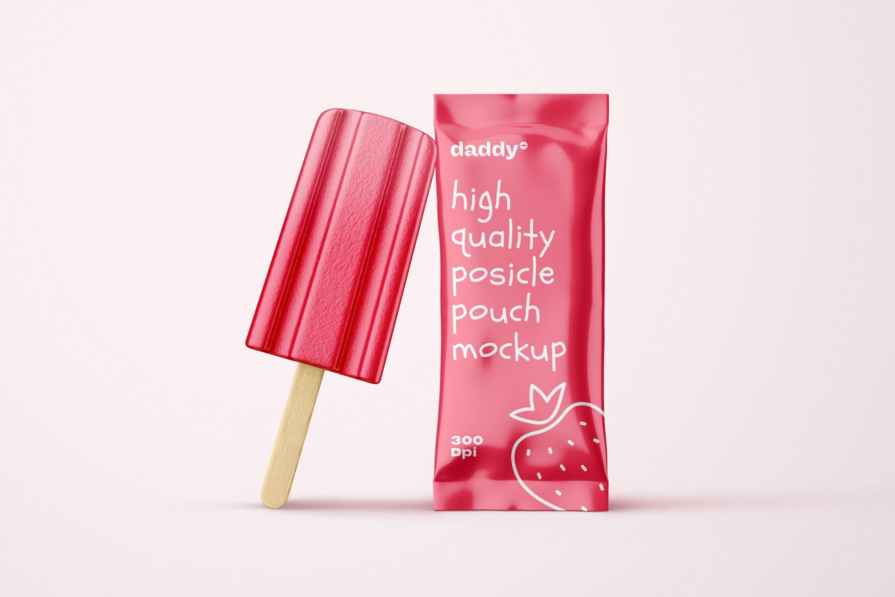 ArtStation - Ice Pop Glossy Pouch Mockup | Artworks