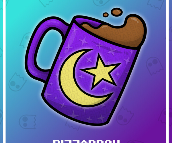 ArtStation - Twitch Emote: Star Moon Coffee Mug | Artworks