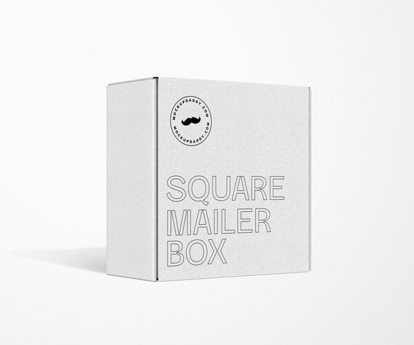 ArtStation - Mailer Box Mockup | Artworks