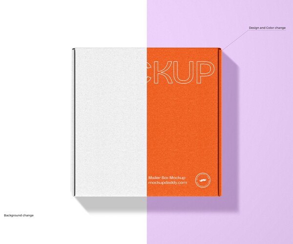 ArtStation - Small Square Mailer Box Mockup | Artworks