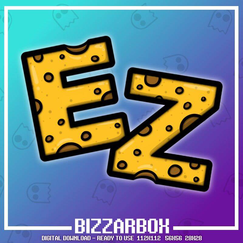 ArtStation - Twitch Emote: EZ Cheesy | Artworks