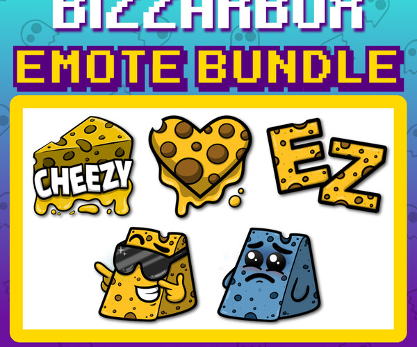 ArtStation - Twitch Emote Bundle: Cheese | Artworks