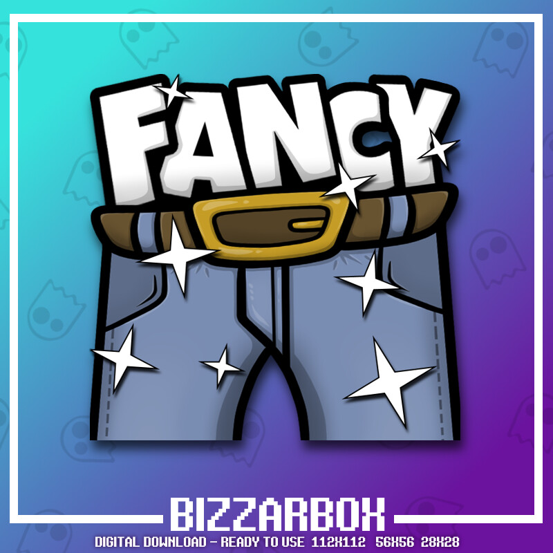 ArtStation - Twitch Emote: Fancy Pants | Artworks