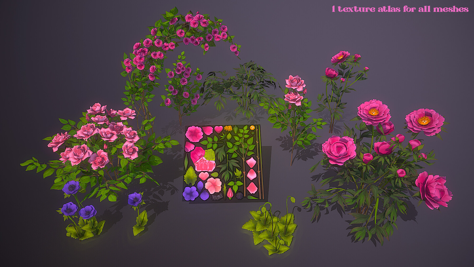 ArtStation - Flowers Pack | Game Assets