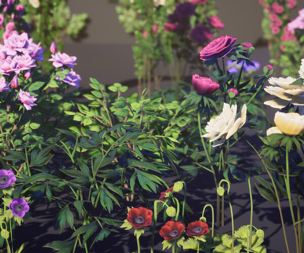 ArtStation - Flowers Pack | Game Assets