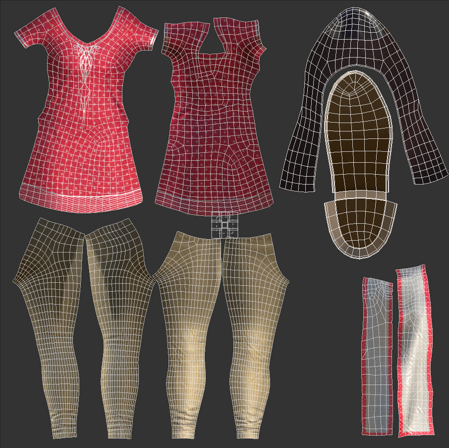 ArtStation - Indian Girl Rigged Low poly | Game Assets