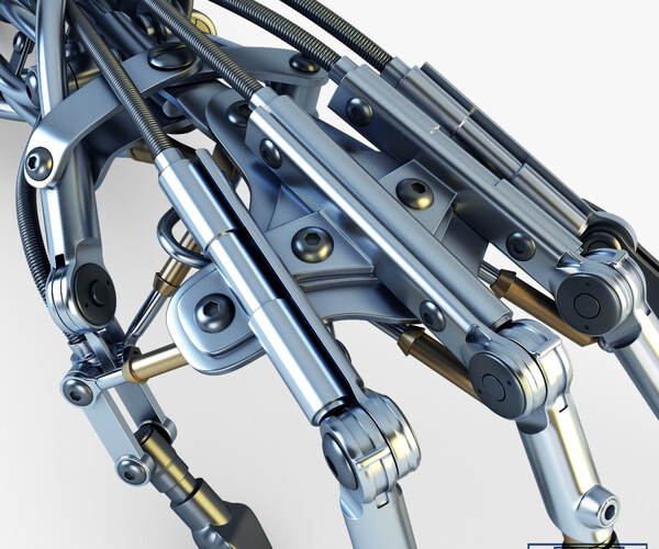 ArtStation - Robotic hand v 2 | Resources