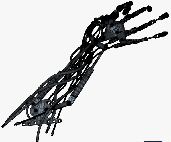 ArtStation - Robotic hand v 2 | Resources