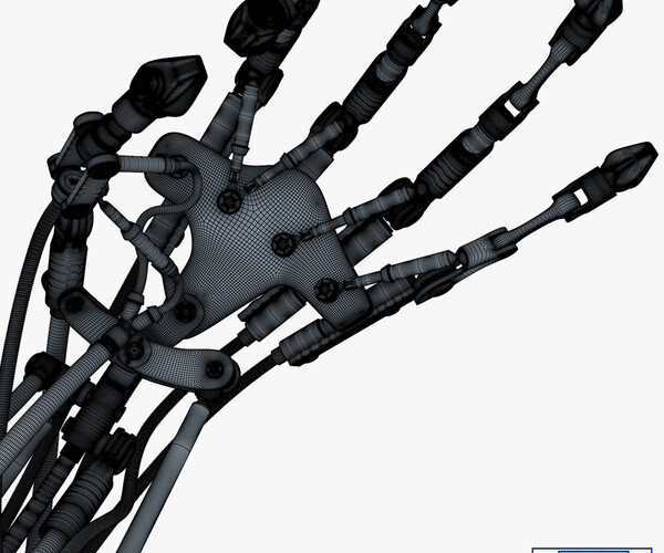 ArtStation - Robotic hand v 2 | Resources