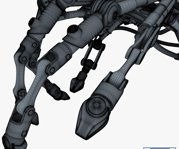 ArtStation - Robotic hand v 2 | Resources