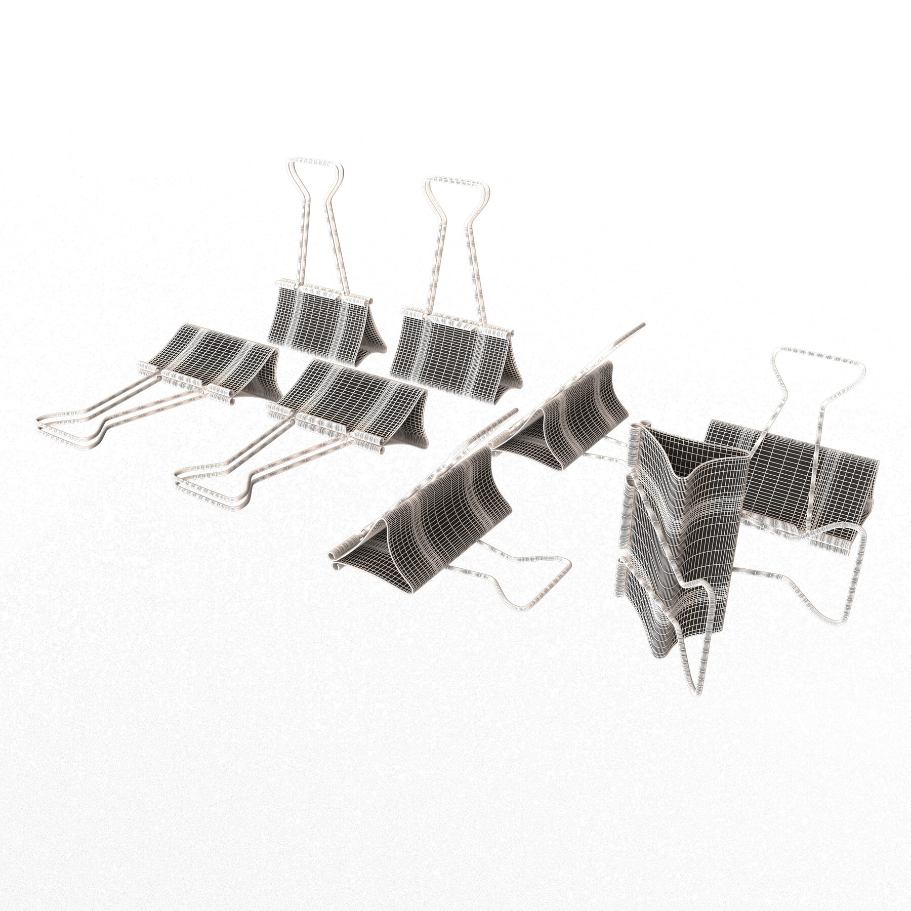 ArtStation - Colored Binder Clips | Resources