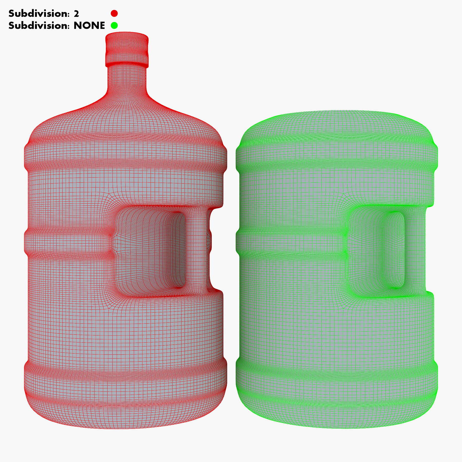 ArtStation - Water Bottle Container v 1 | Resources