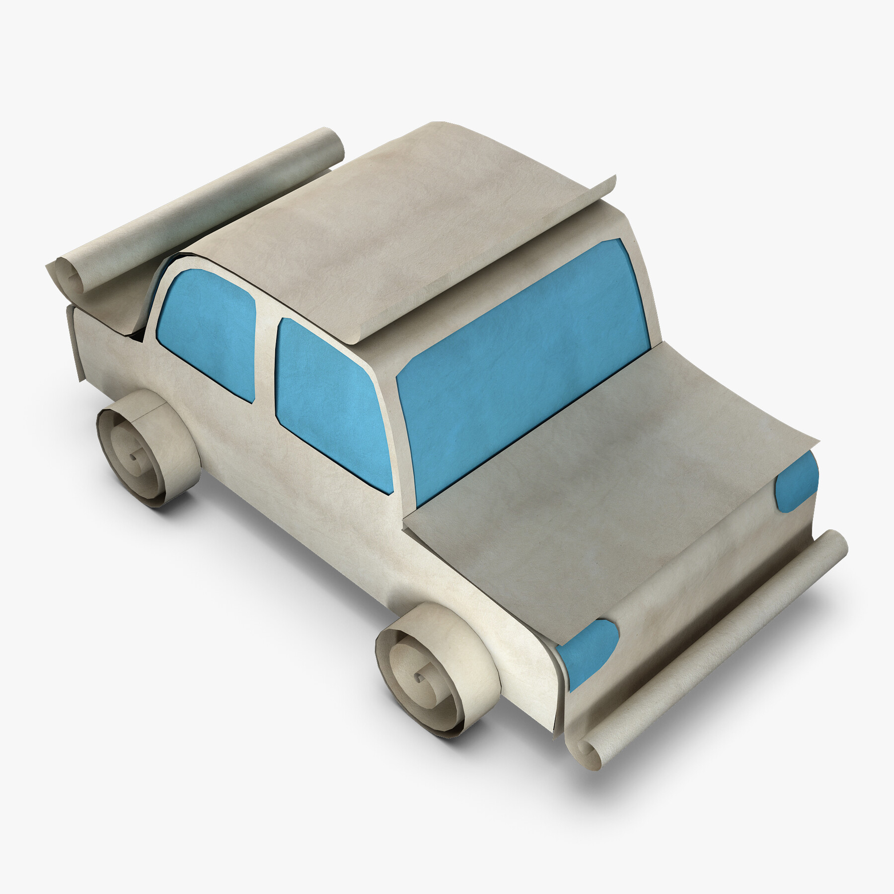 ArtStation - Car Sedan Paper v 1 | Resources