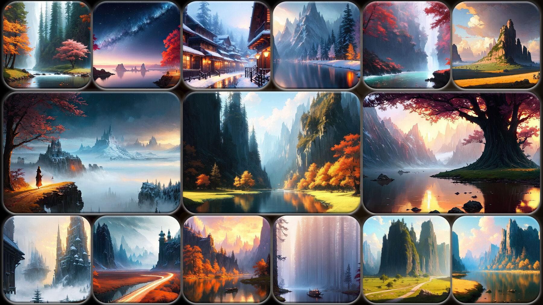 ArtStation - 240 Painted Natural Environment Reference Pack | 4K | v.1 ...