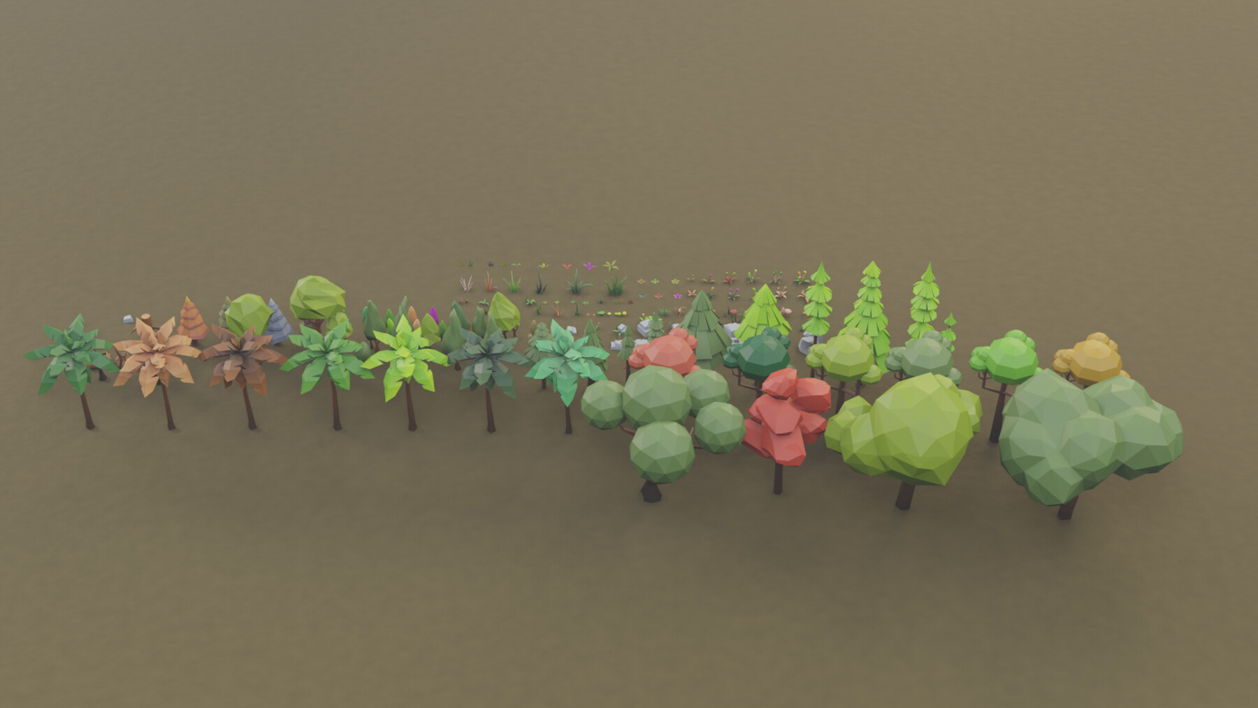 ArtStation - Hyper Casual Low Poly Trees | Game Assets