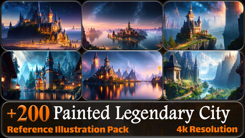ArtStation - 200 Painted Legendary City Reference Pack | 4K | v.1 ...