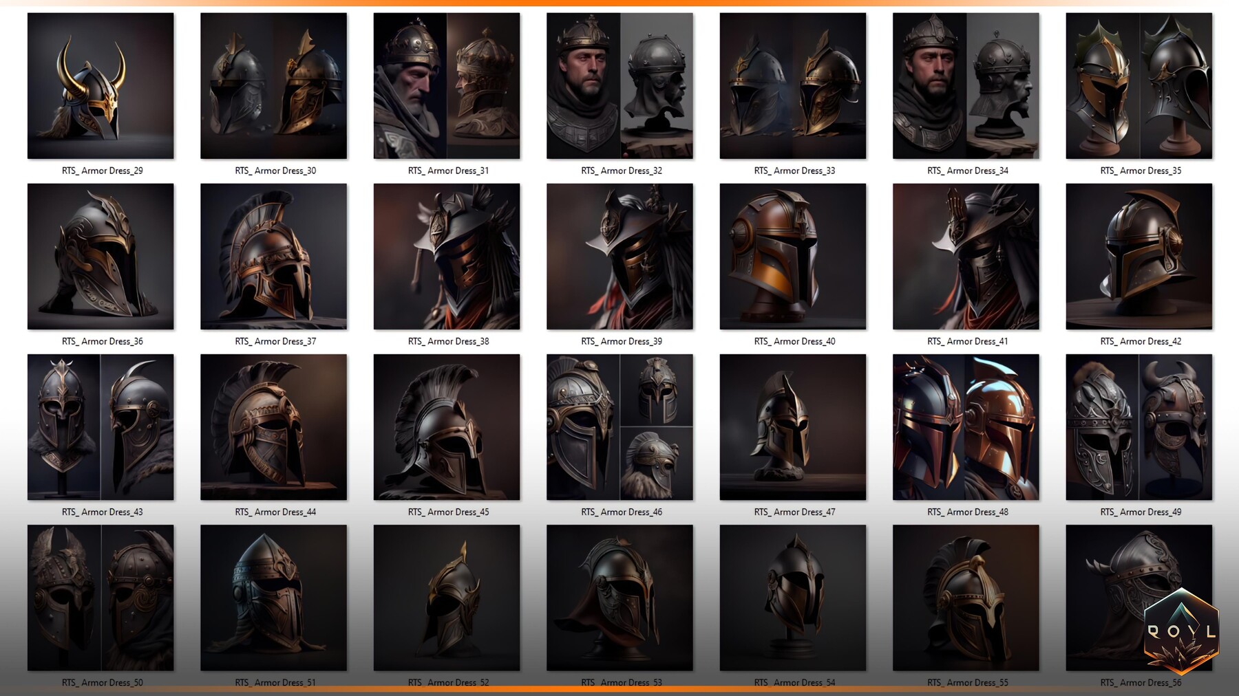 ArtStation - 333 Armor Dress Helmet Reference modeling /Designing Vol ...