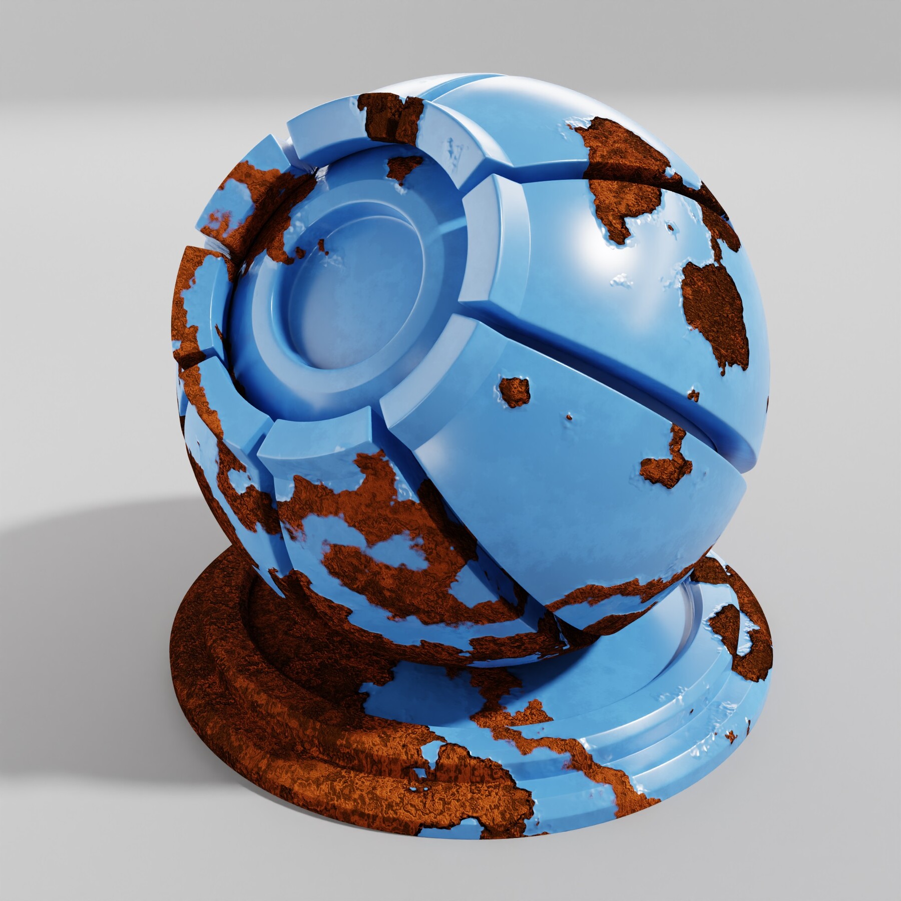 ArtStation - 7 Pro Realtime Metal Shaders Vol.01 in Blender | Resources