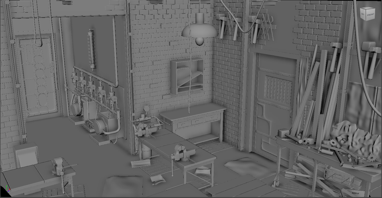 ArtStation - Futuristic Sci-fi Factory With Over 70+ Detailed Objects ...