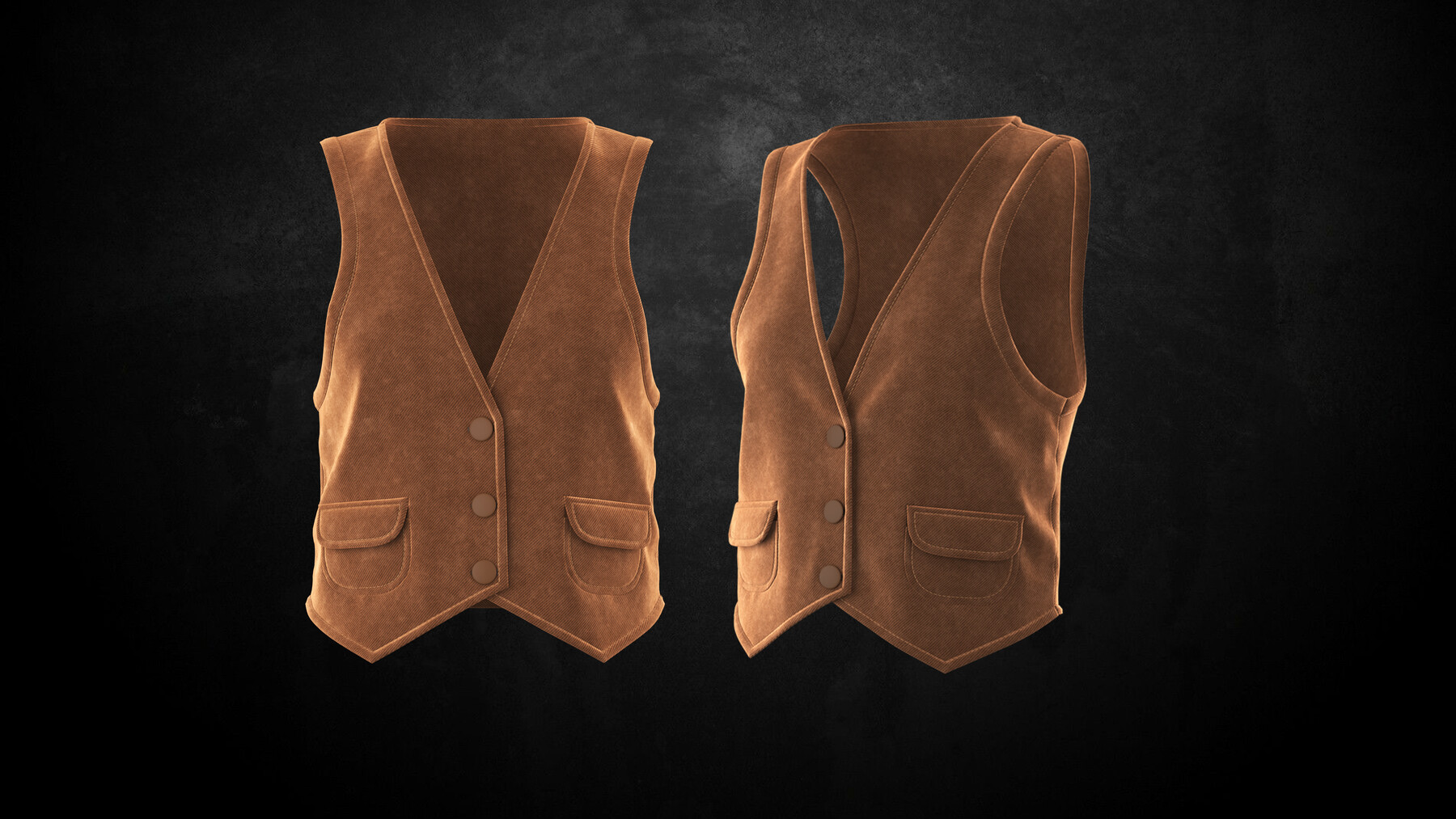 ArtStation - Pack of 10-woman vest / marvelous designer / clo3d / OBJ ...