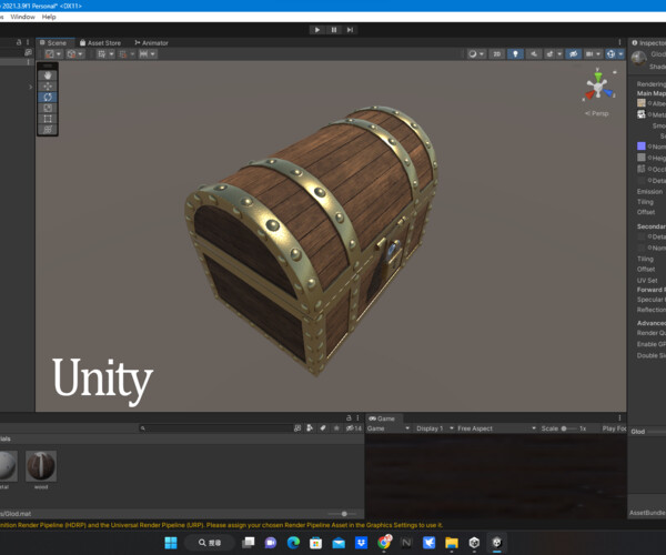 ArtStation - Treasure Chest - Unity Game Ready | Game Assets