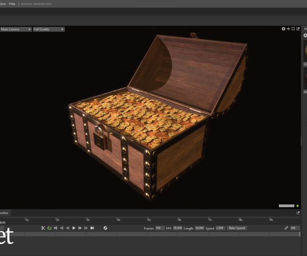ArtStation - Treasure Chest - Unity Game Ready | Game Assets