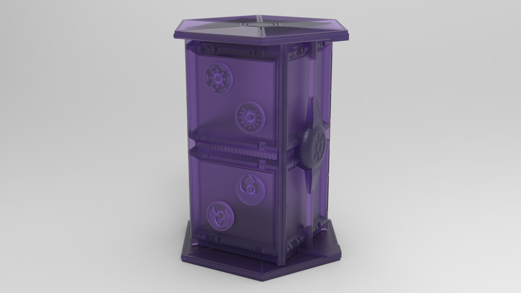 ArtStation - Artifact box with Star Wars Fighter ship as a storage ...