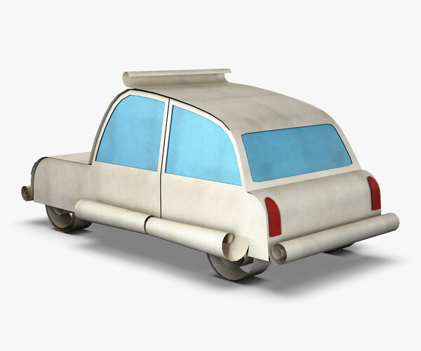 ArtStation - Car Hatchback Paper v 1 | Resources
