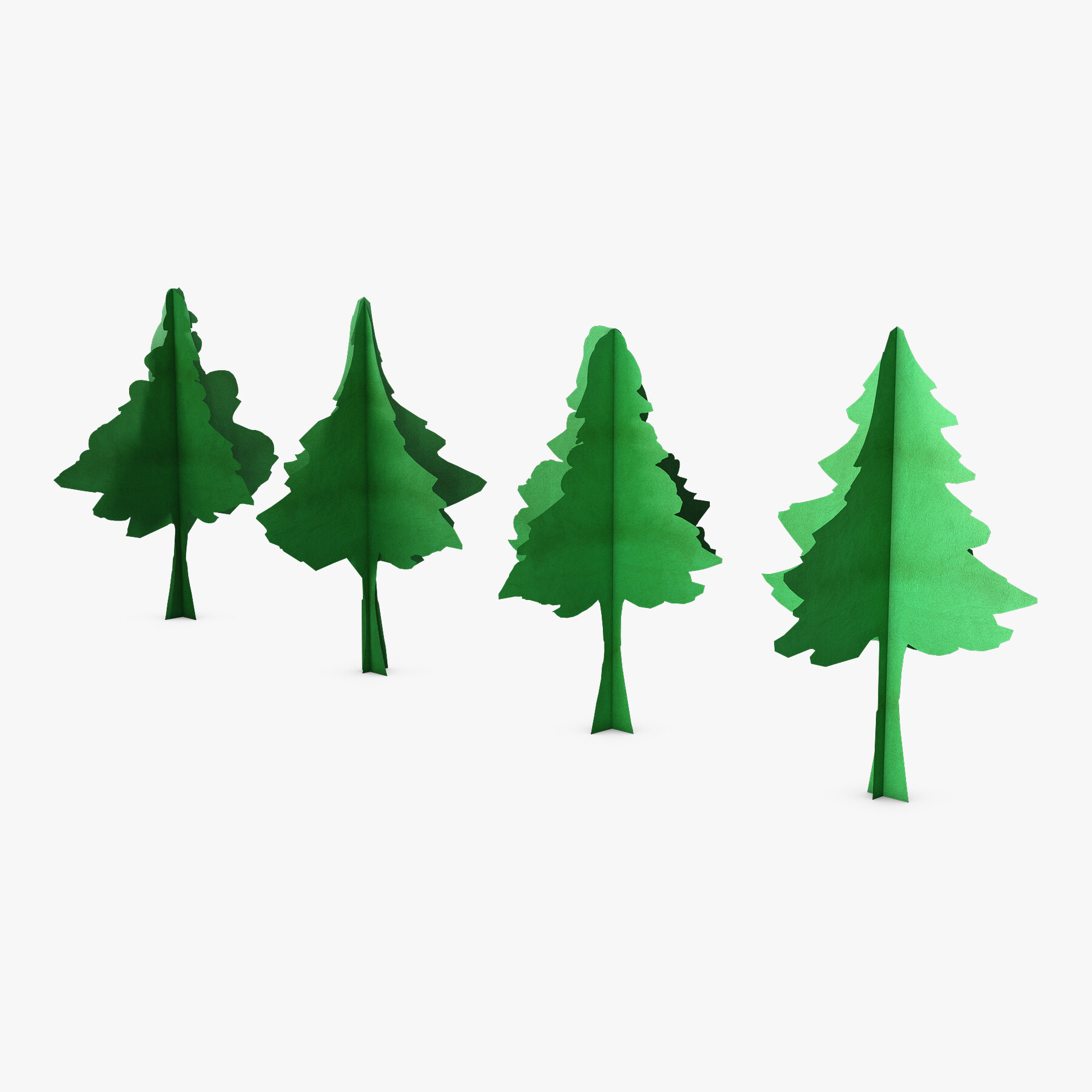 ArtStation - Conifer Tree Paper v 1 | Resources