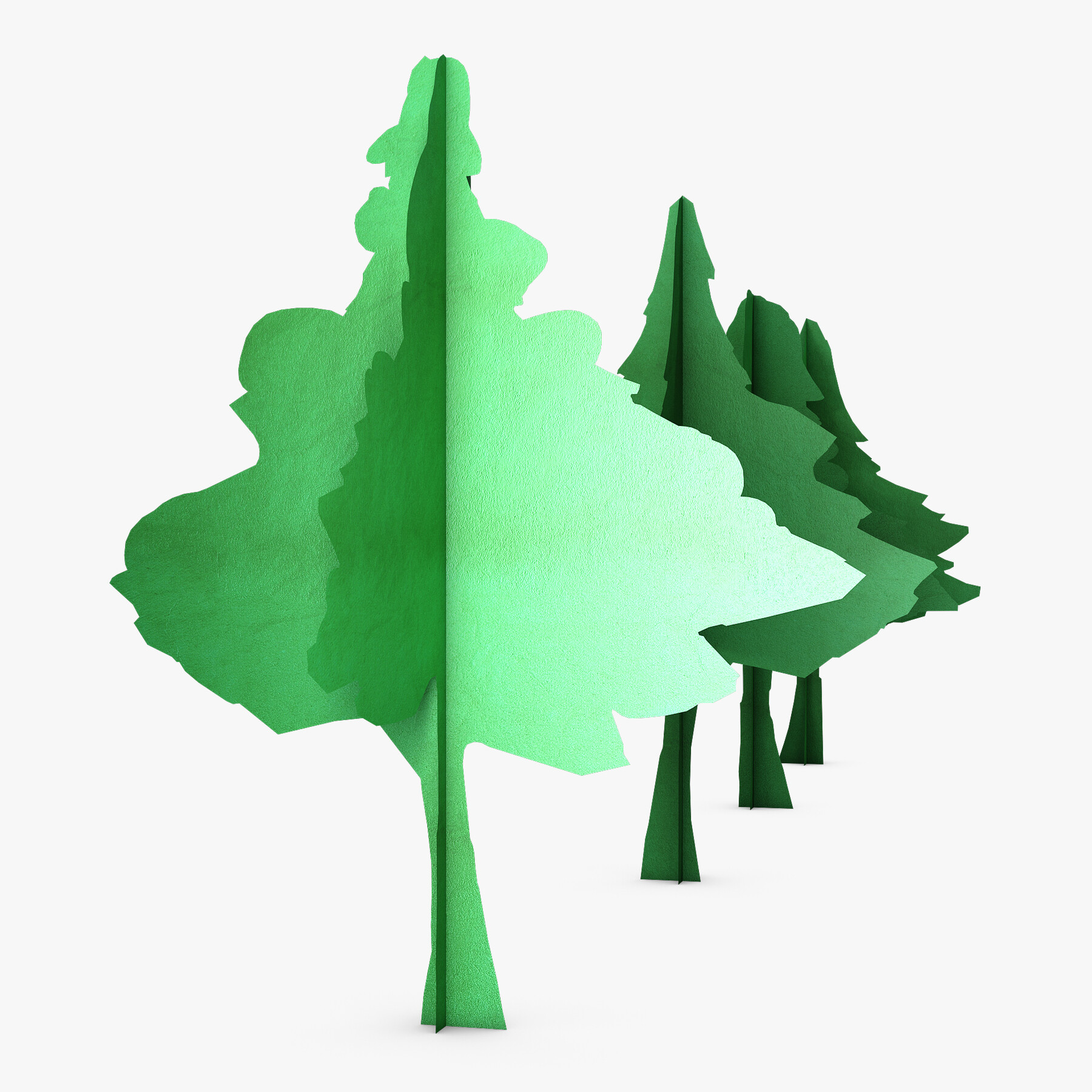 ArtStation - Conifer Tree Paper v 1 | Resources