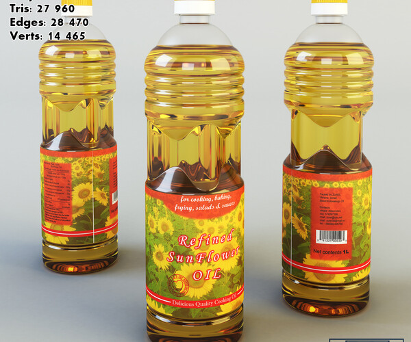 ArtStation - Oil Bottle Collection | Resources