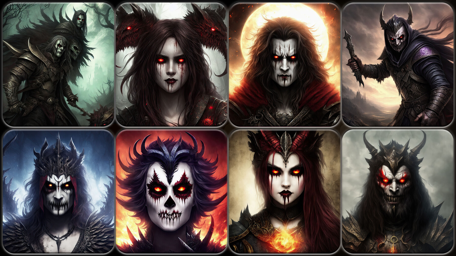 ArtStation - 170 Dark Fantasy Character Reference Pack | 4K | v.2 ...