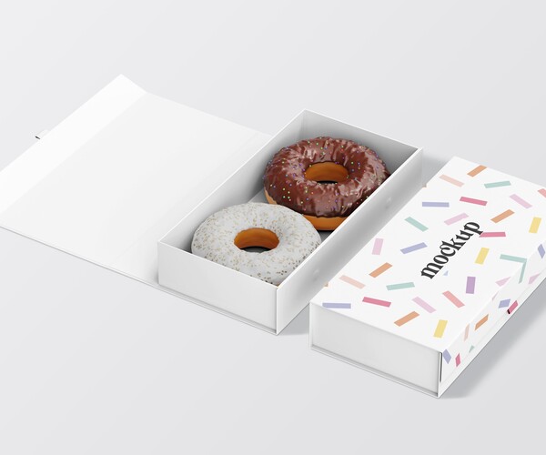 ArtStation - Donut Branding & Packaging Mockup | Artworks