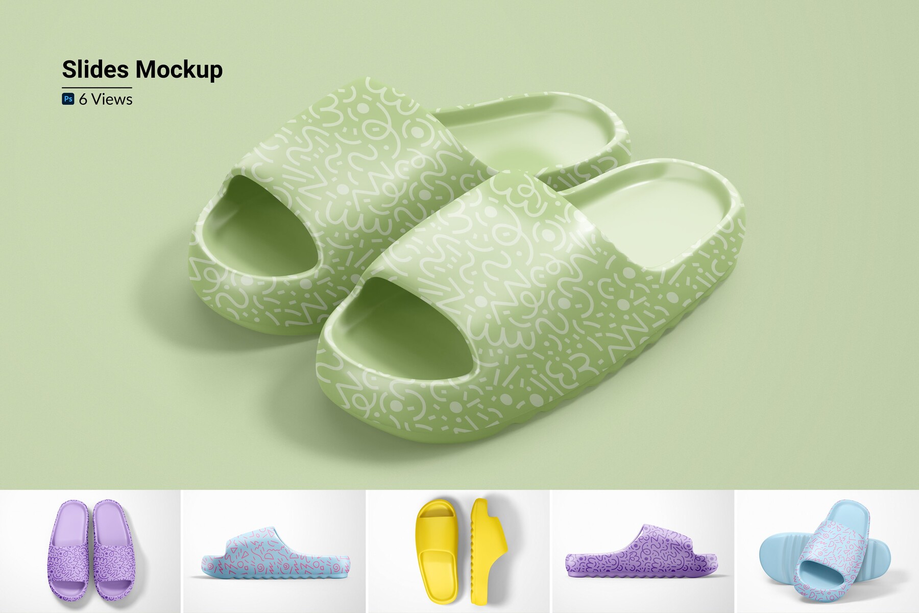 ArtStation - Slide Slippers Mockup | Artworks