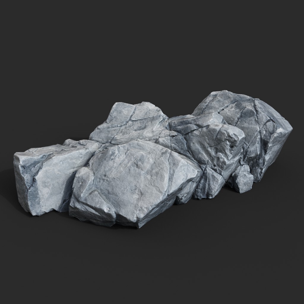 ArtStation - Base Gray Rock 230209 - Ultra HD 16K Texture | Game Assets