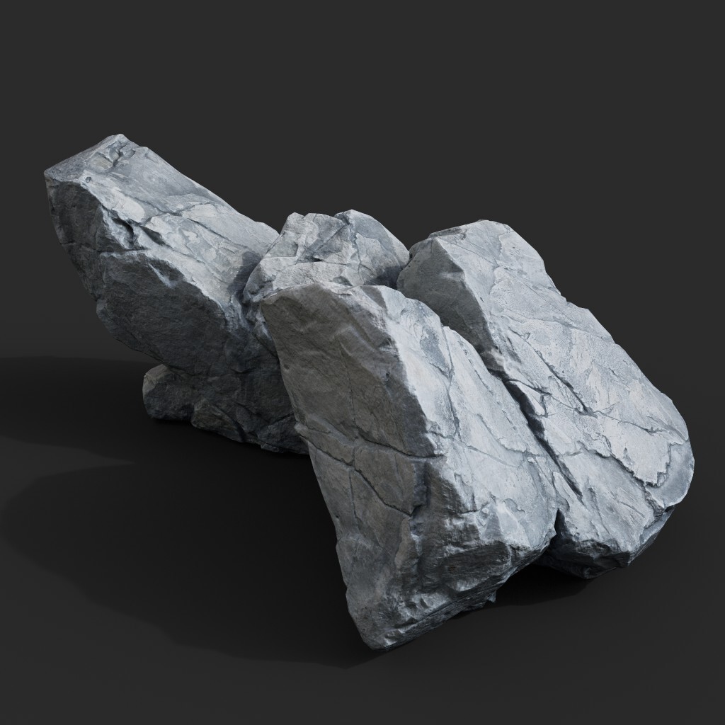 ArtStation - Base Gray Rock 230209 - Ultra HD 16K Texture | Game Assets