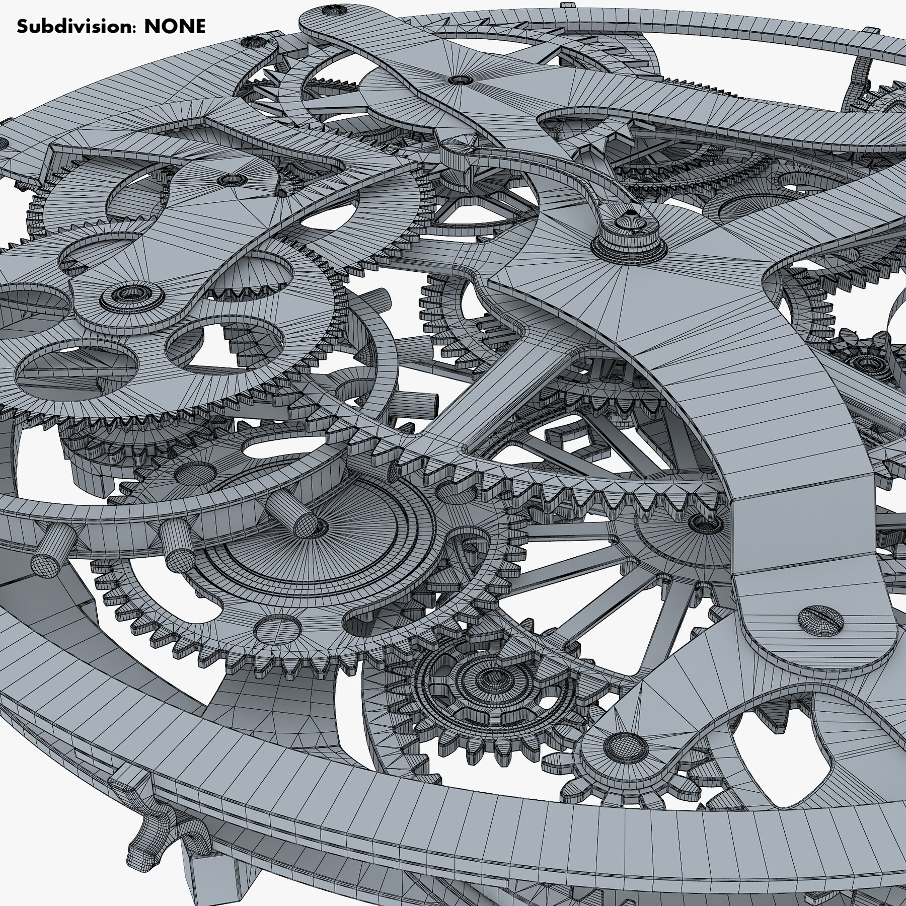ArtStation - Clock Mechanism With Gears v 2 | Resources